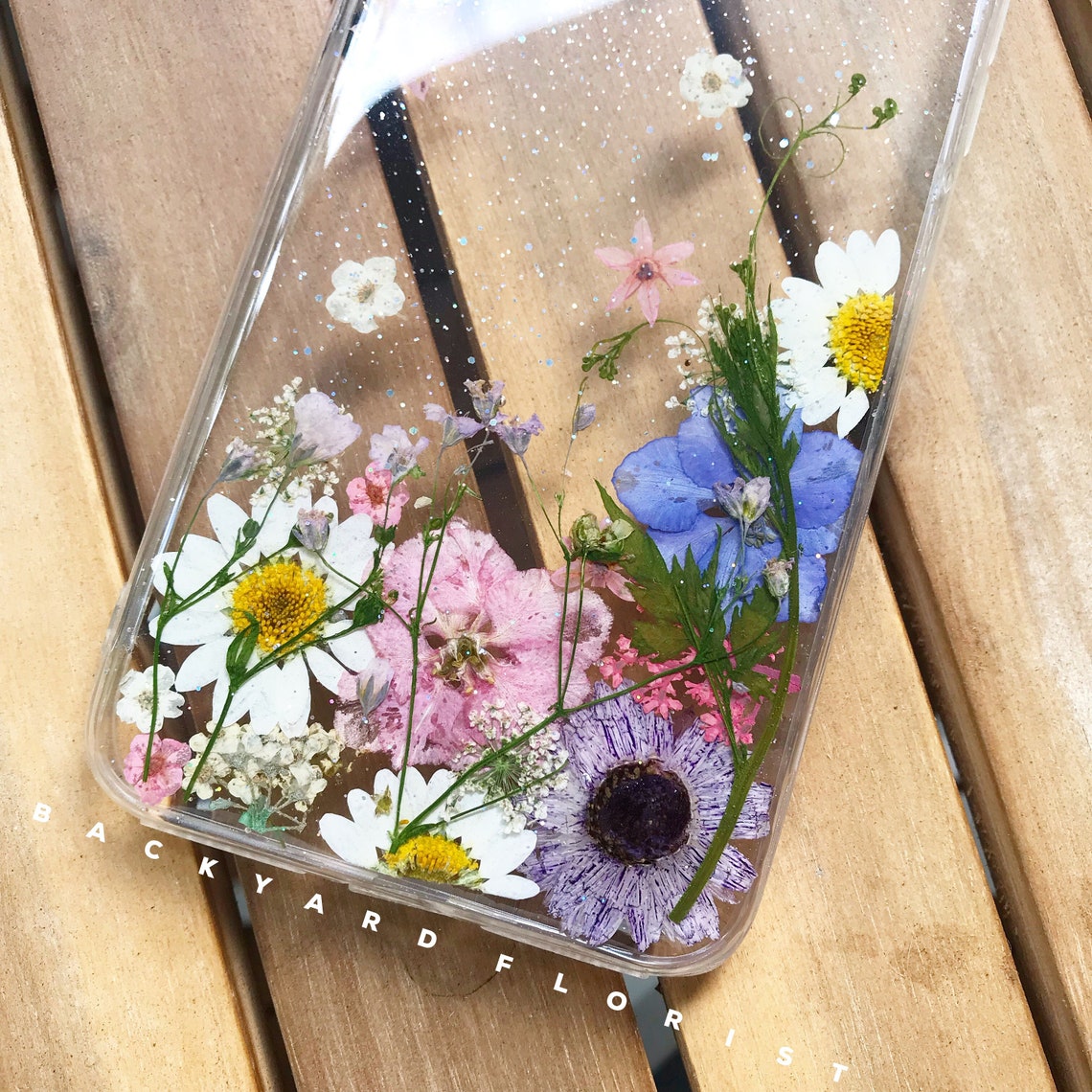 Handmade Phone Case/ Pressed Flower Phone Case/ Pressed Fruit | Etsy