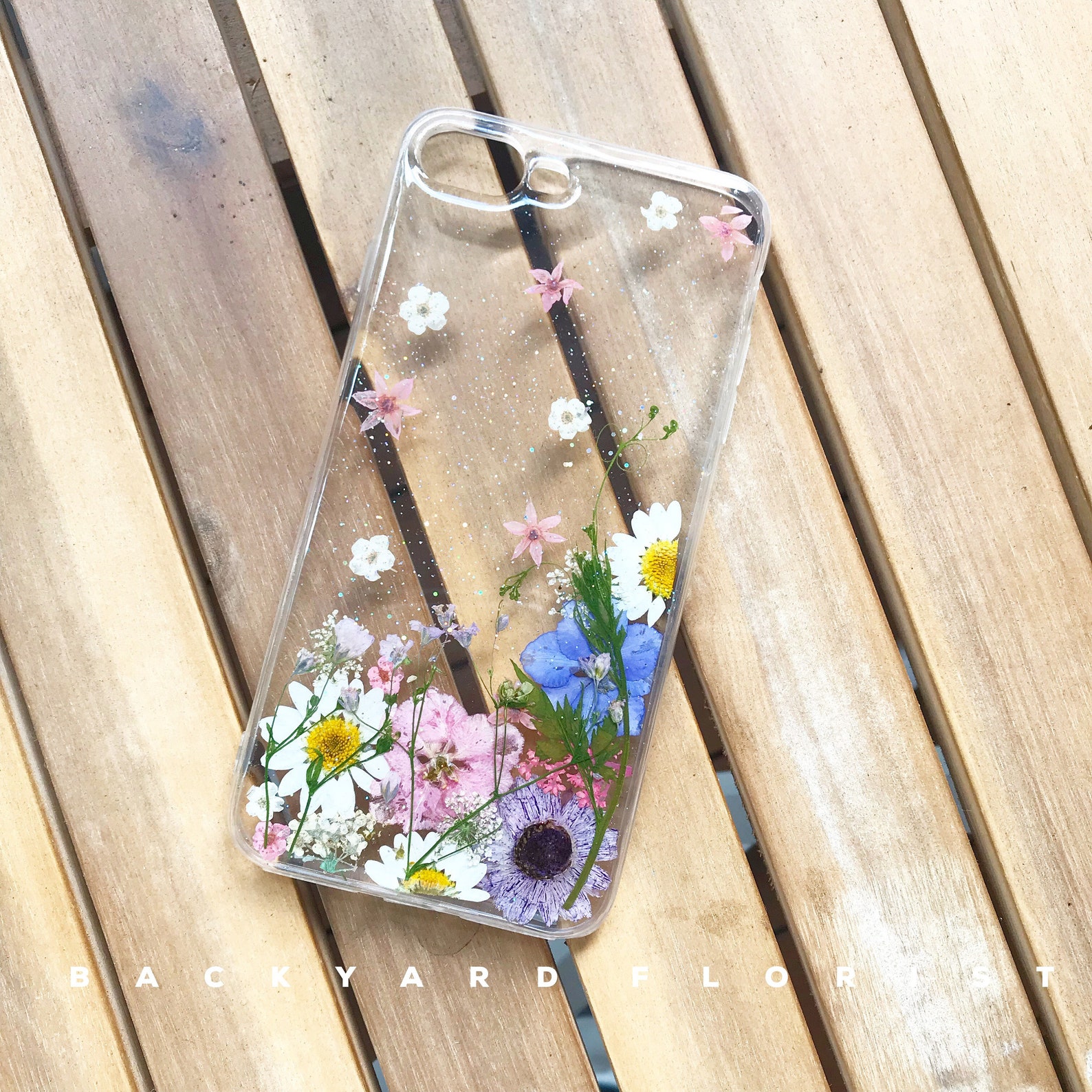 Handmade Phone Case/ Pressed Flower Phone Case/ Pressed Fruit | Etsy