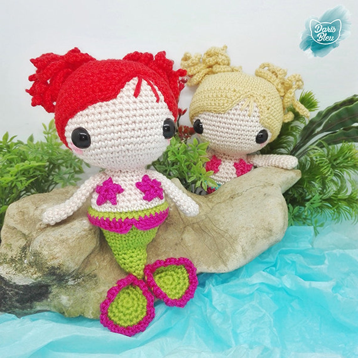Sirena Crochet Patron Amigurumi Sirena Patron Pdf Tutorial Sandy La