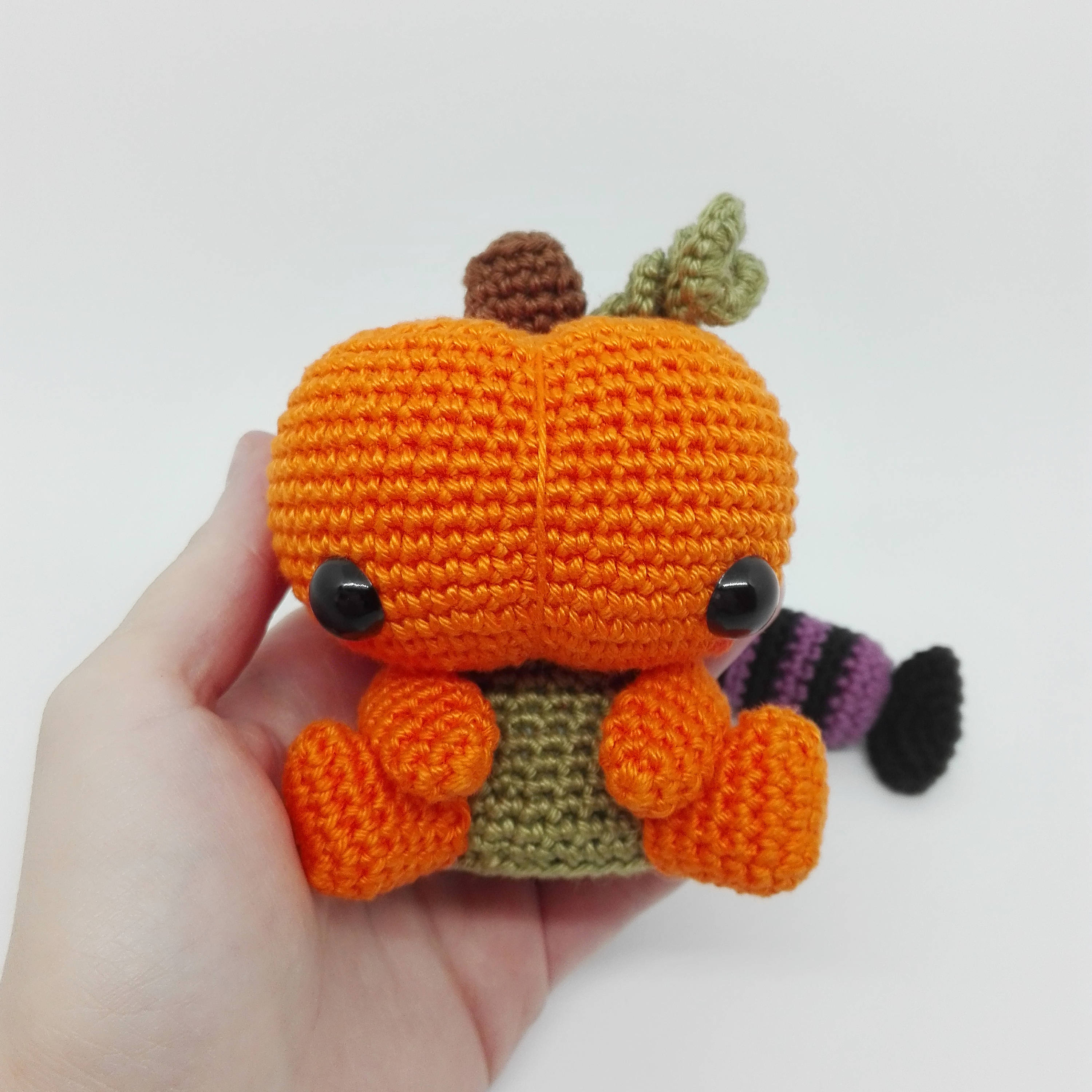 Pumpukin Crochet PATTERN Amigurumi Pdf Tutorial - Calvin the Little ...
