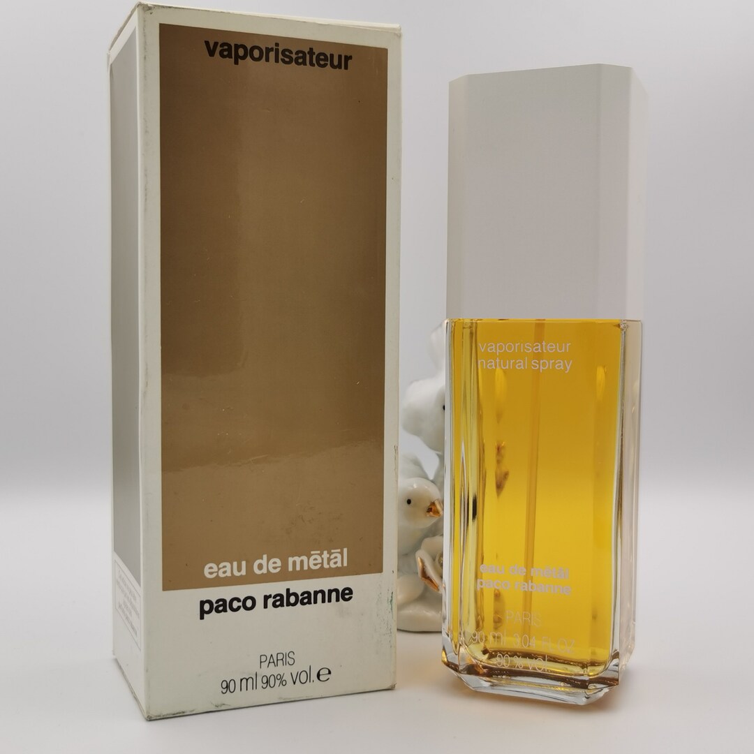 Eau De Metal by Paco Rabanne 90ml EDT Spray VINTAGE - Etsy UK