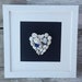 Pebble Art Heart, Heart Hanging , Couple Heart Gift, Wedding Favors ...