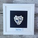 Pebble Art Heart, Heart Hanging , Couple Heart Gift, Wedding Favors ...