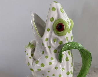 Frog Pitcher - Etsy