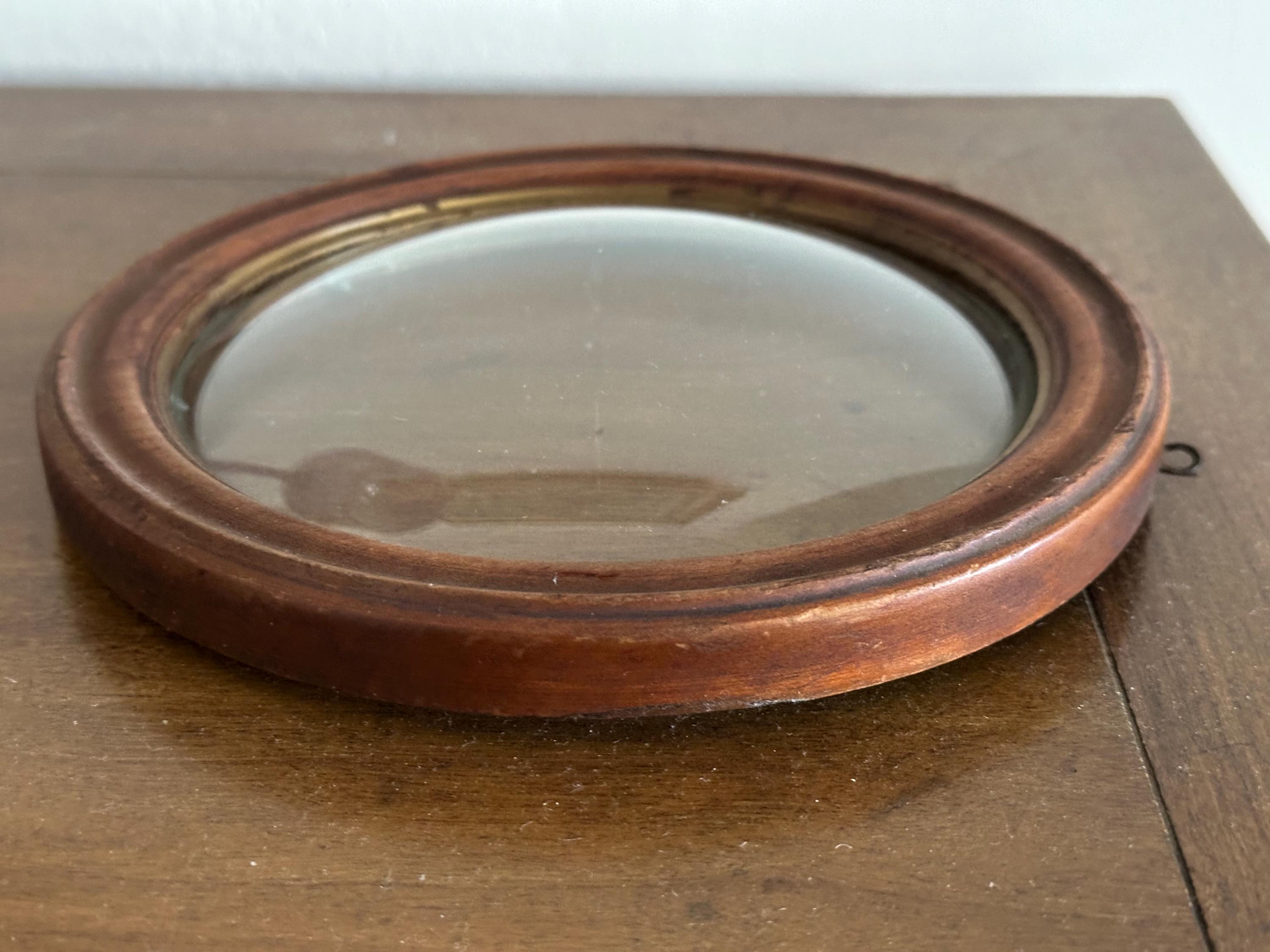 Antique Wood Convex Frame - Etsy