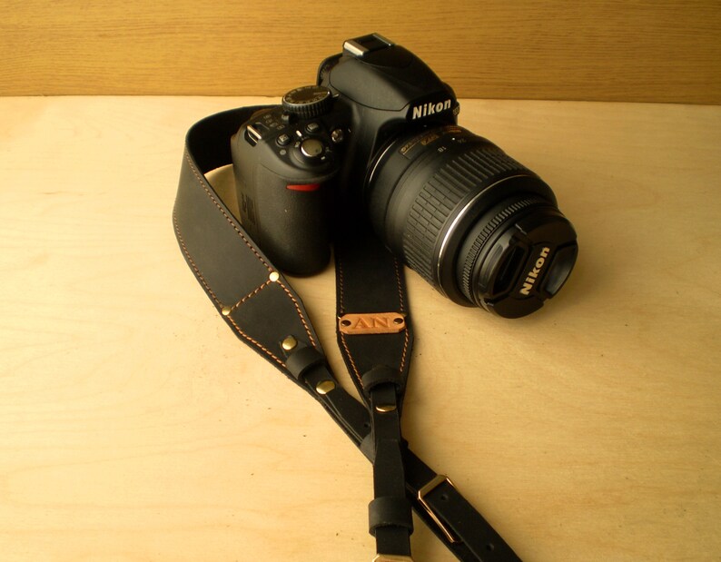 Leather camera strap Personalized Camera strap slr dslr | Etsy