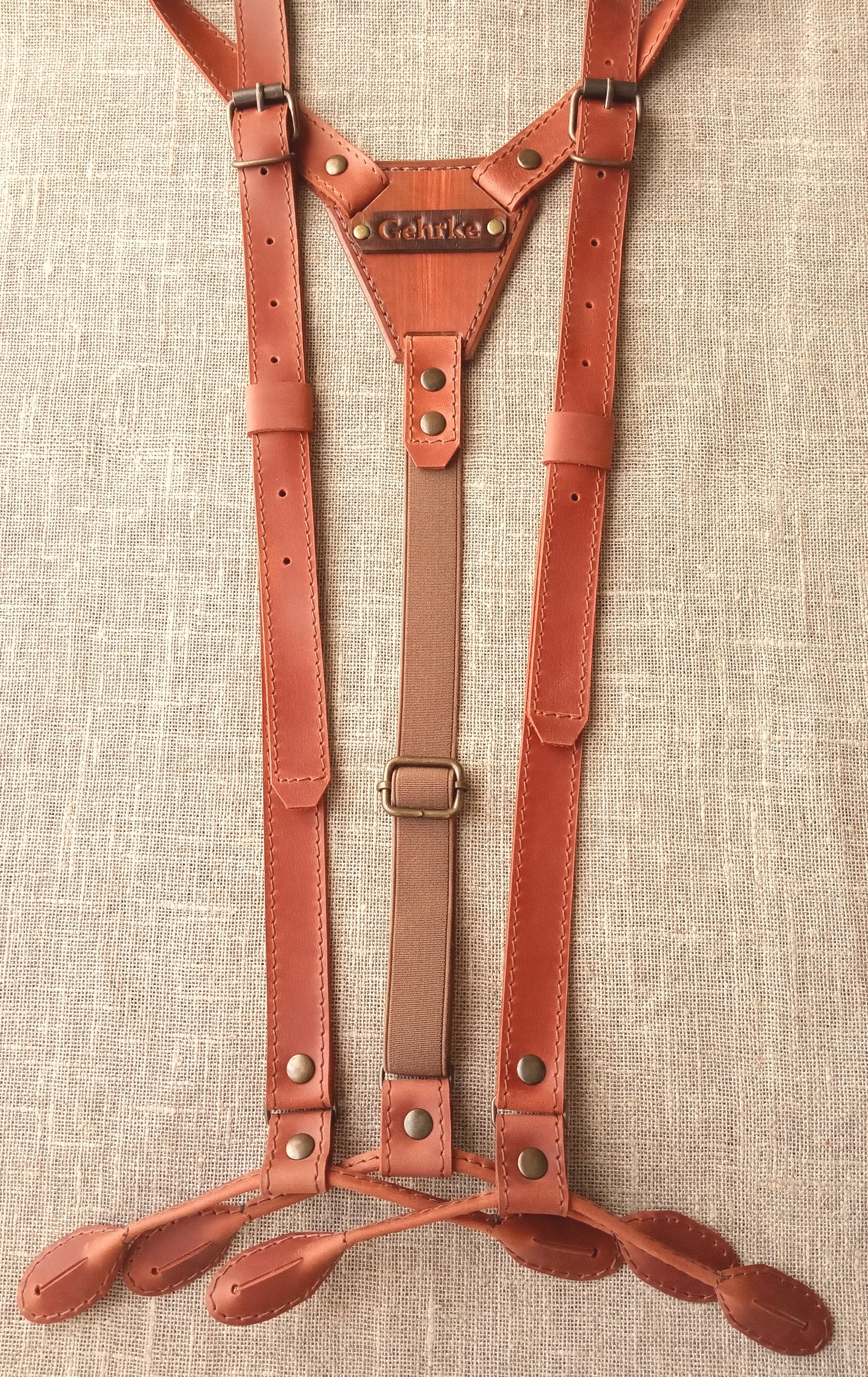 Leather Suspenders Personalized Leather Suspenders Wedding | Etsy