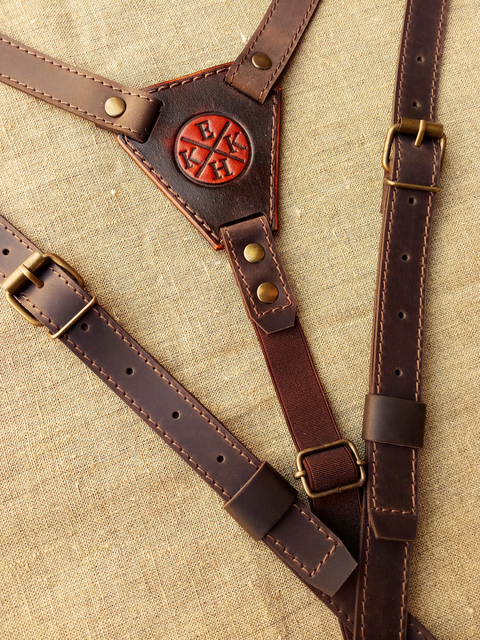 Leather Suspenders Personalized Leather Suspenders Wedding - Etsy