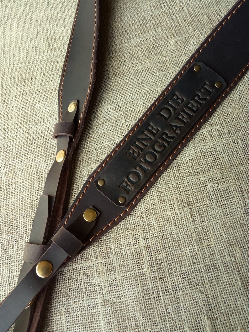 Leather Camera Strap Personalized Leather Camera Straps DSLR | Etsy