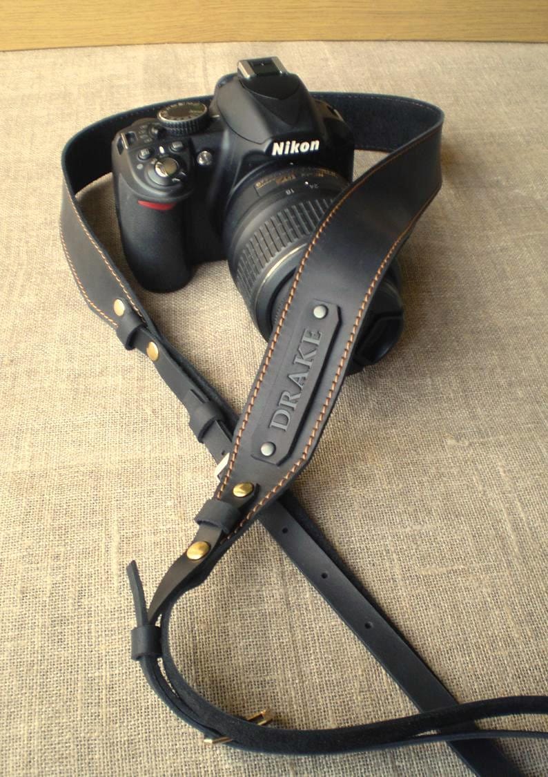 Leather Camera Strap Personalized Leather Camera Straps DSLR - Etsy