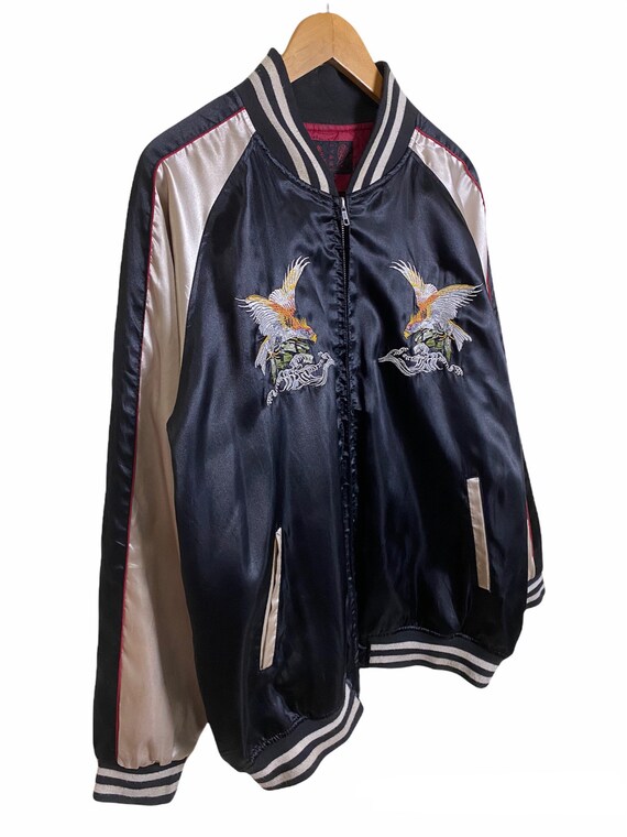 Vintage Japanese Traditional Sukajan Embroidered Souv… - Gem