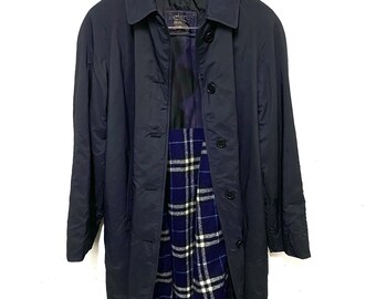 Blue Check Coat - Etsy