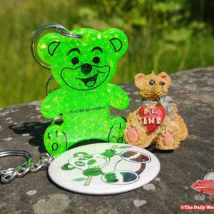 3x Sweet Teddy Bear Panda Keychain - Etsy