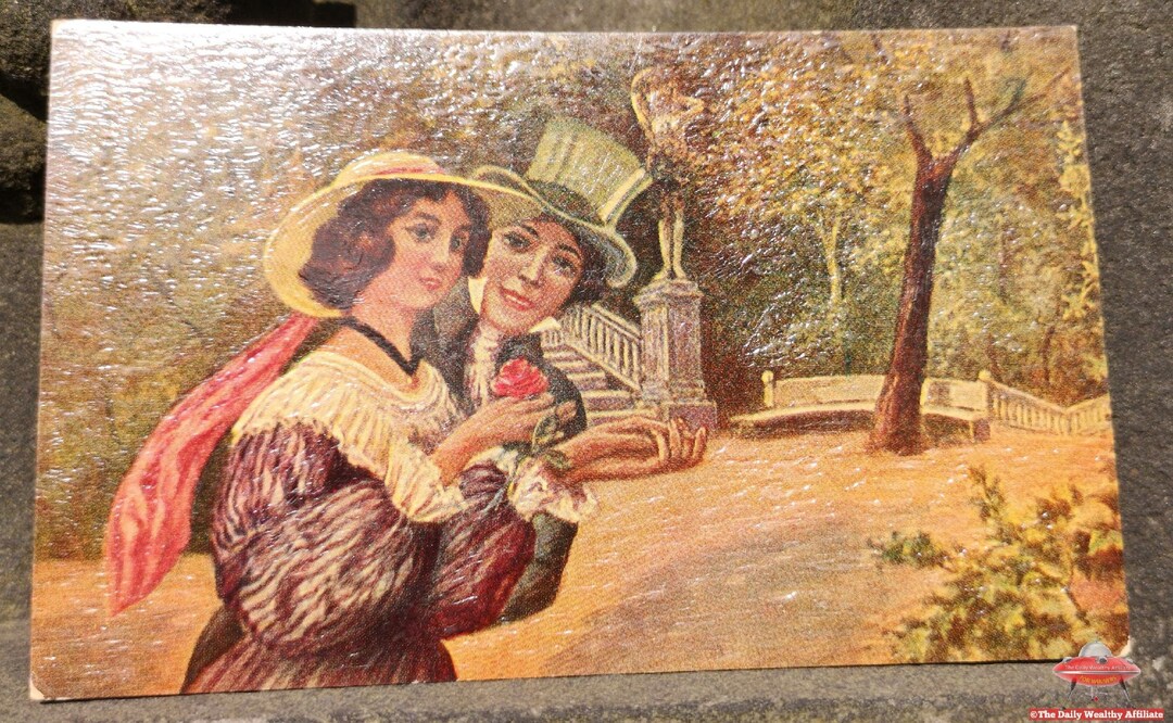 DEGI Flirt Postcard Nr 1003 M Dutzauer Vintage VERY RARE - Etsy