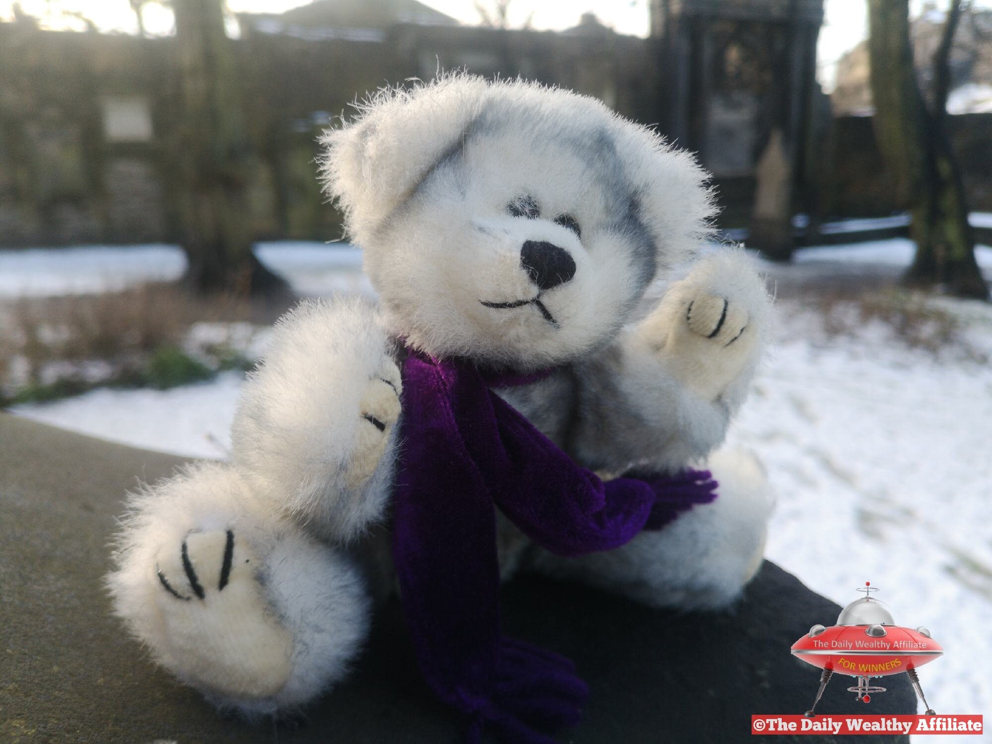 Husky Polar Teddy Bear Fully Jointed Winter Adorable Vintage | Etsy