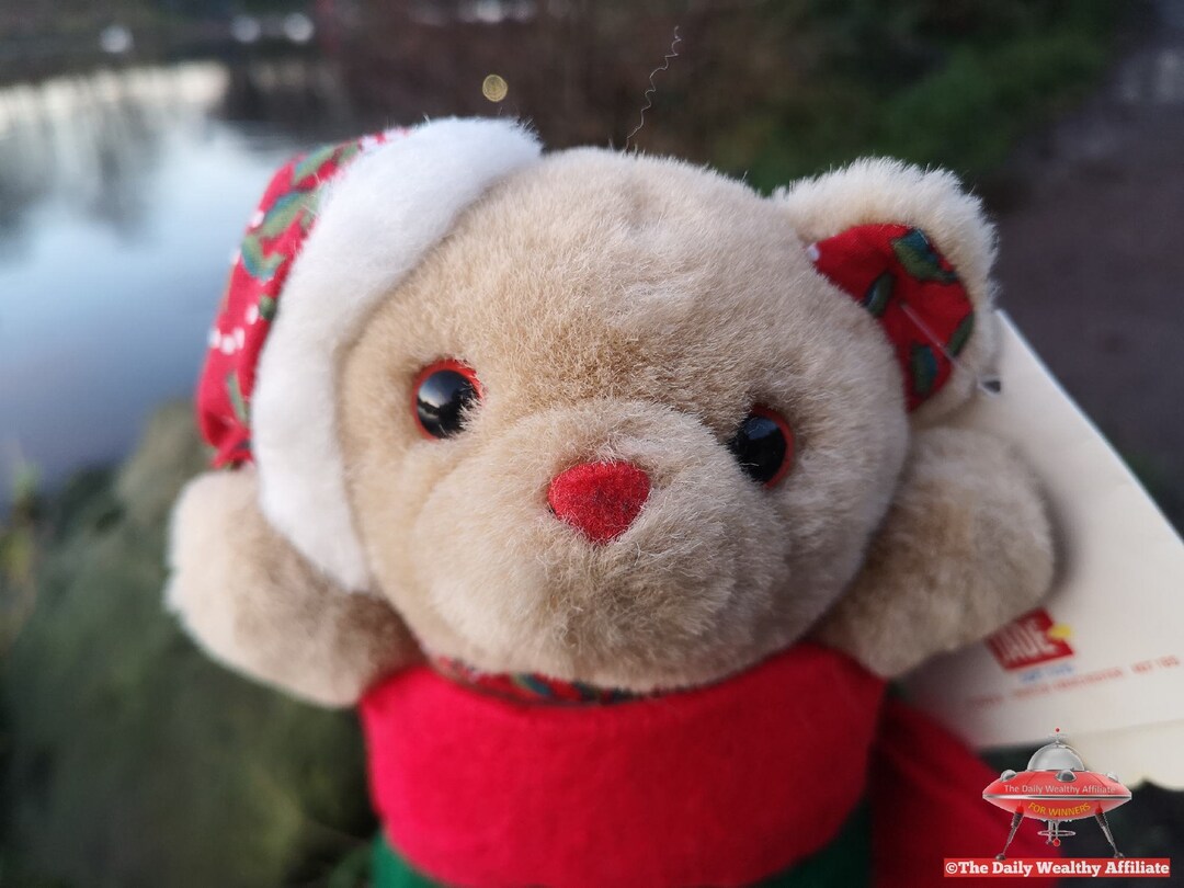 Swinton Teddy Bear Jade Soft Toys Winter Christmas Handmade - Etsy UK
