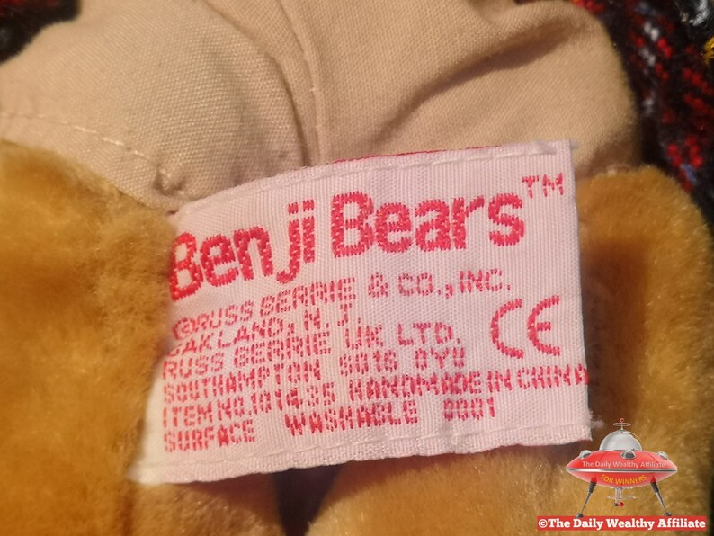 Russ Berrie Benji Bears Teddy Bear Vintage - Etsy