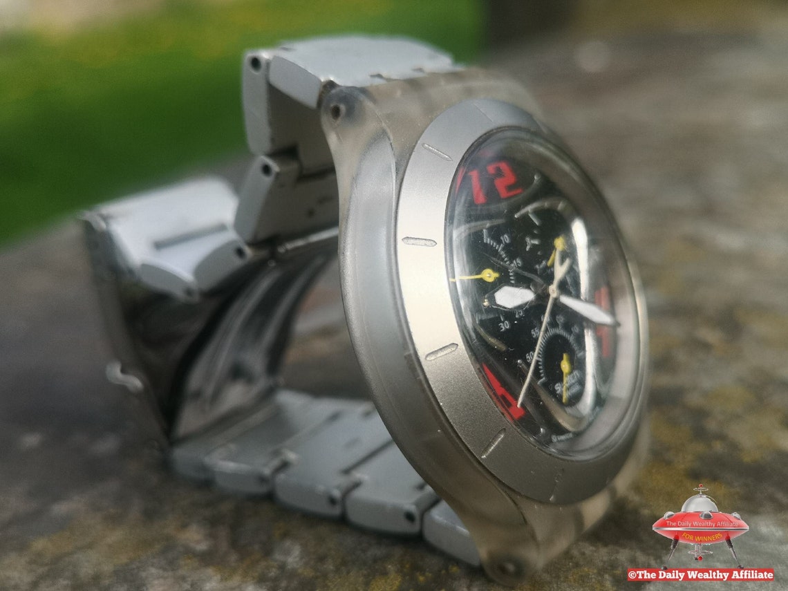 Swatch Irony Diaphane V8 Chrono Racing Watch Switzerland - Etsy France