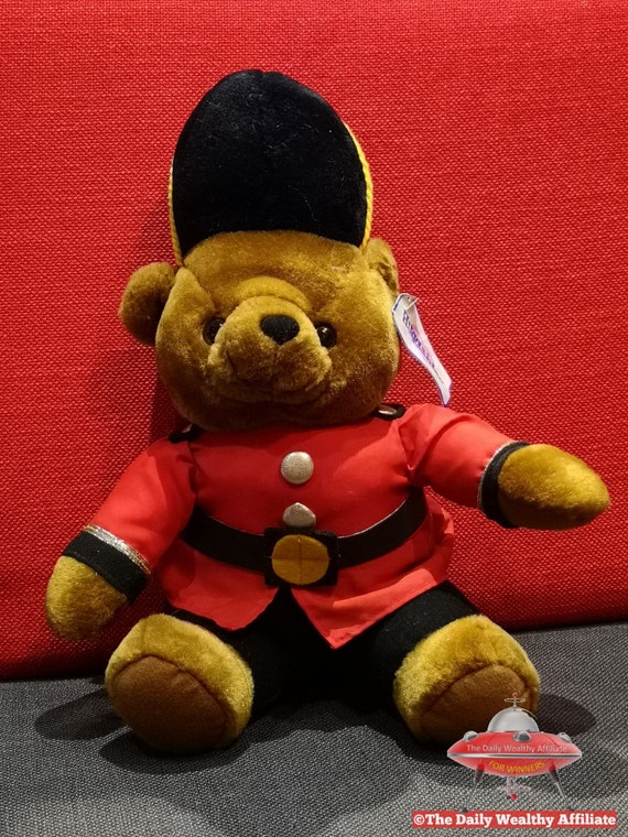 Huggables Royal Guard Teddy Bear Vintage | Etsy