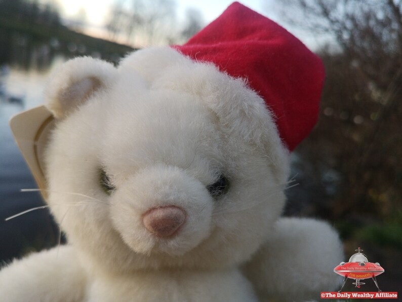 Russ Berrie Cat I Love You Winter White Pussycat Caress Soft | Etsy