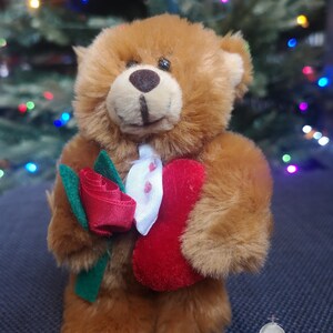 Cheeky Chums Valentine Teddy Bear in Original Box Vintage Love ...