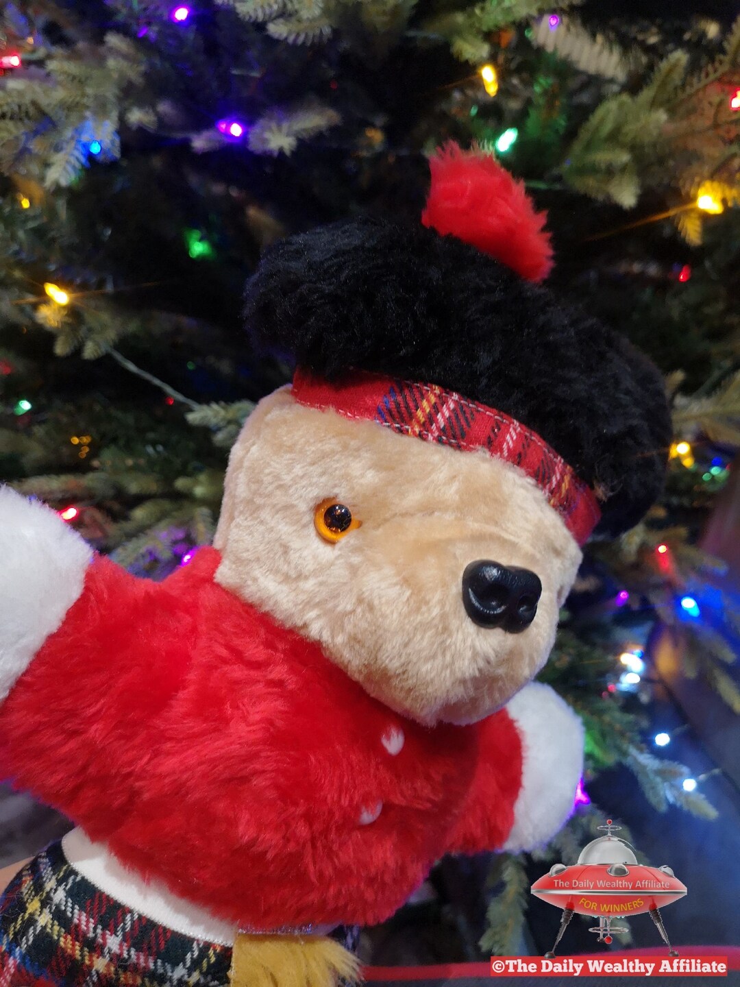 Guard Teddy Bear Scotland Vintage - Etsy