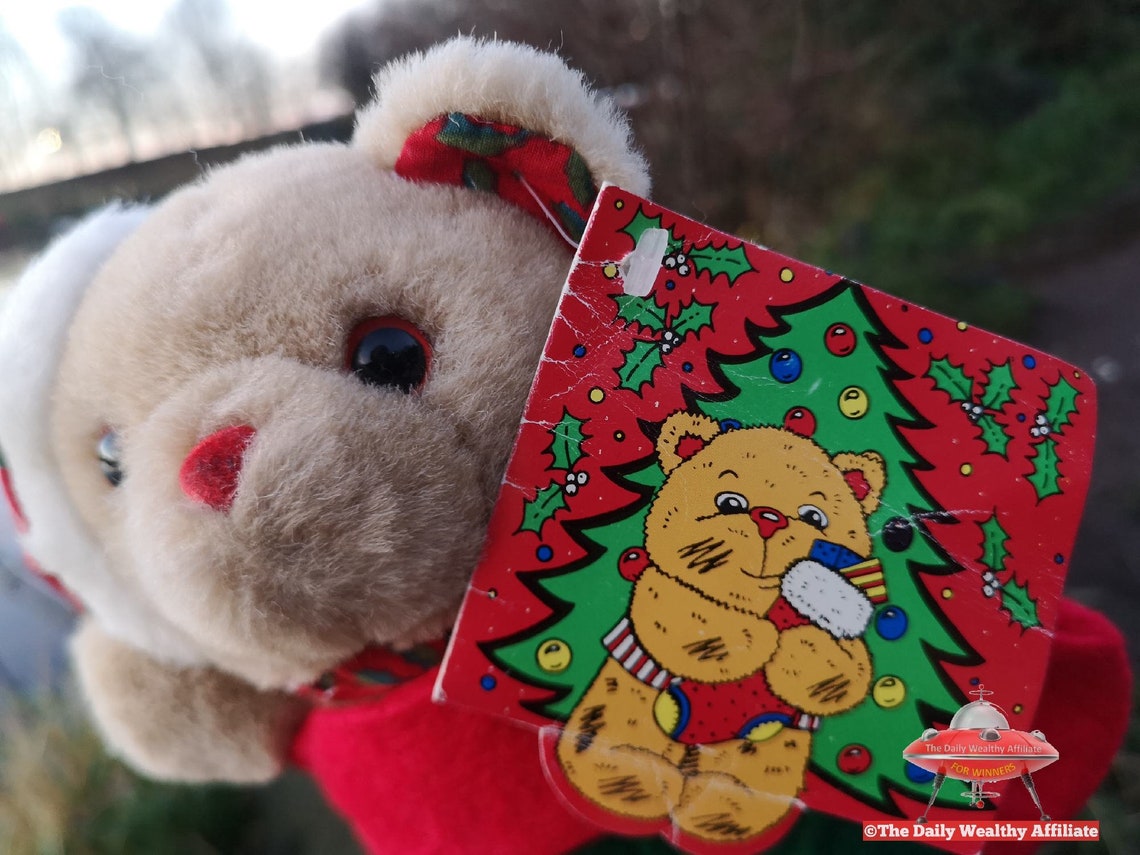 Swinton Teddy Bear Jade Soft Toys Winter Christmas Handmade - Etsy UK