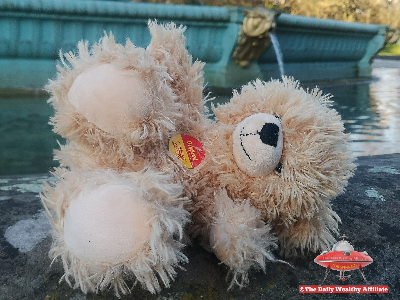 Steiff Fluffy Teddy Bear for Friendship and Love Adorable - Etsy UK