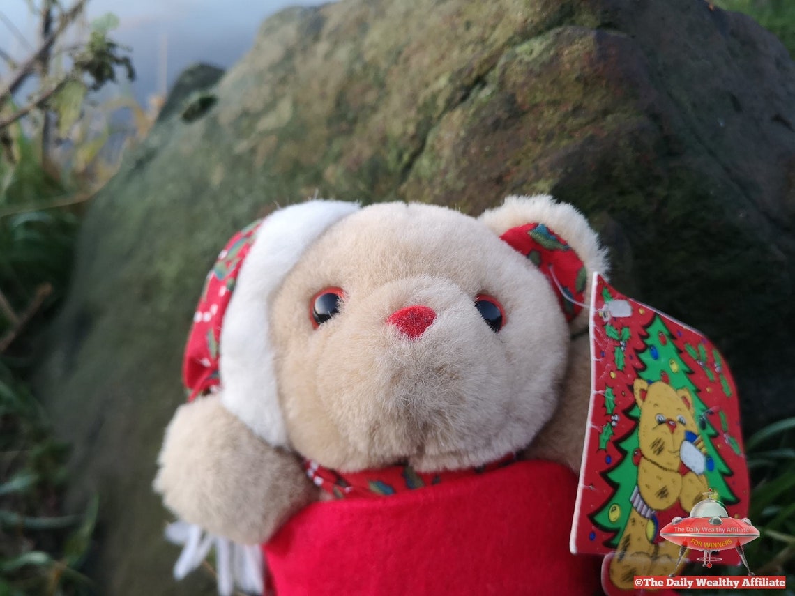 Swinton Teddy Bear Jade Soft Toys Winter Christmas Handmade - Etsy UK