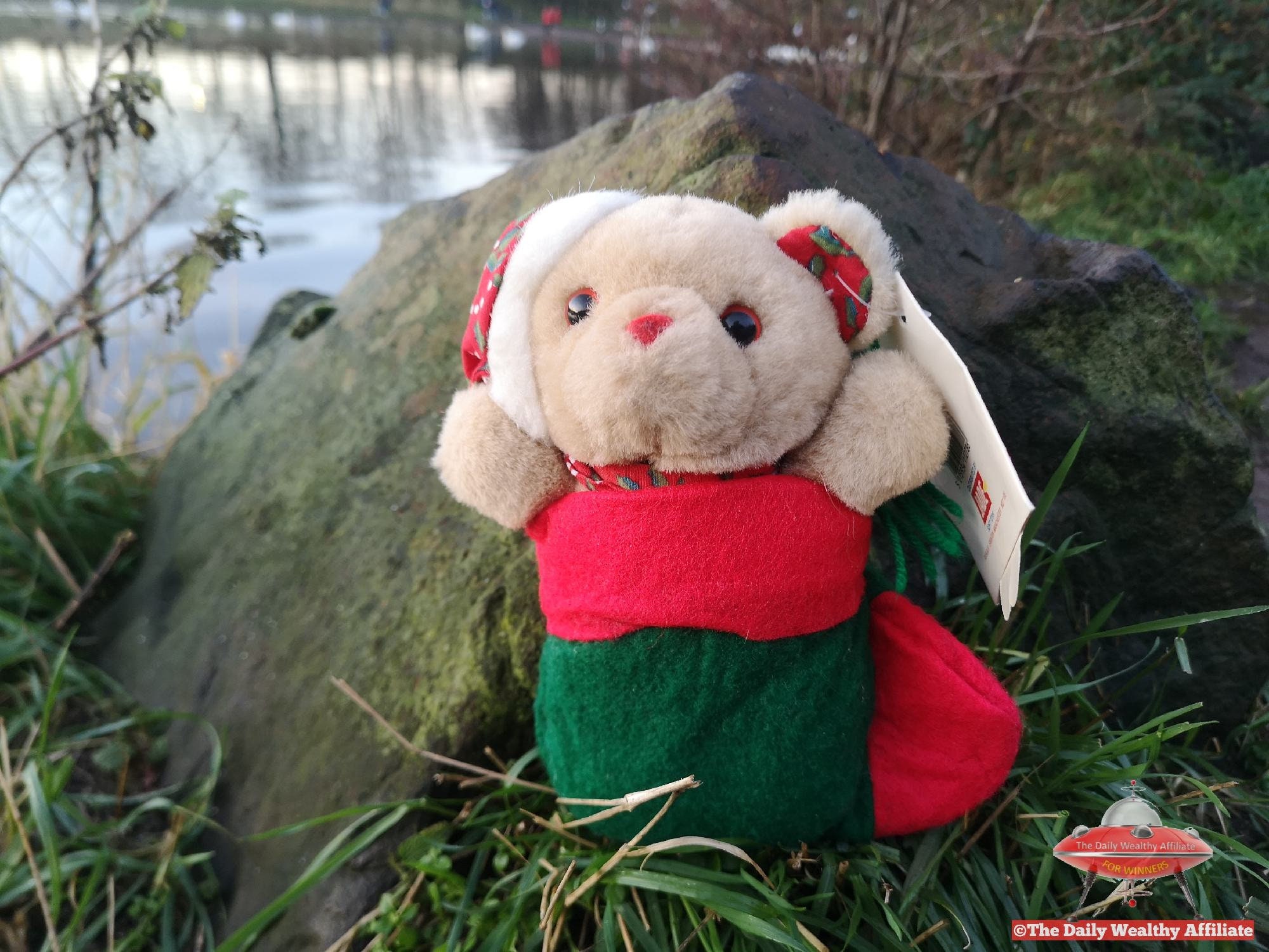 Swinton Teddy Bear Jade Soft Toys Winter Christmas Handmade - Etsy UK