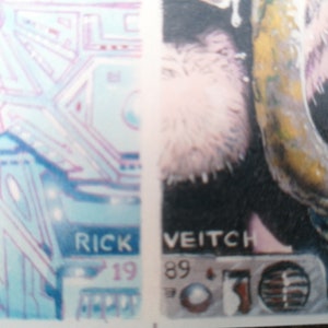 Rick Veitch Cyber Space Scifi Promotional Computer Game Flyer Photo ...