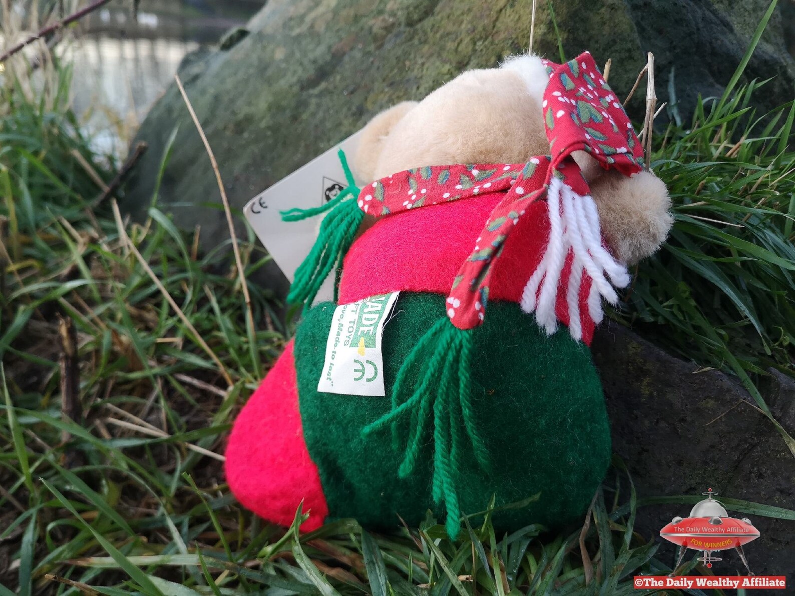 Swinton Teddy Bear Jade Soft Toys Winter Christmas Handmade - Etsy UK
