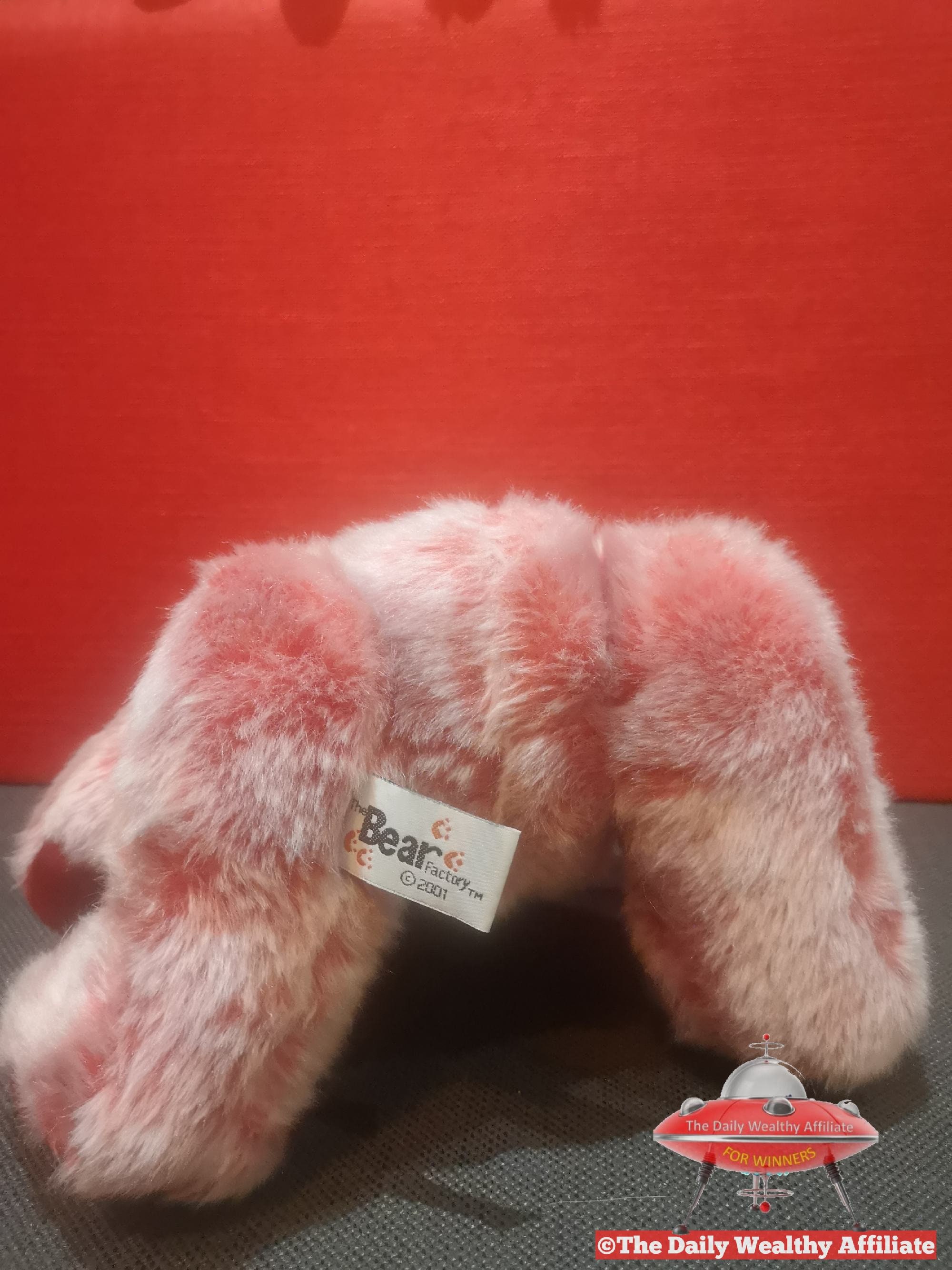 Pink Bear Factory 2001 Teddy Bear Vintage RARE | Etsy