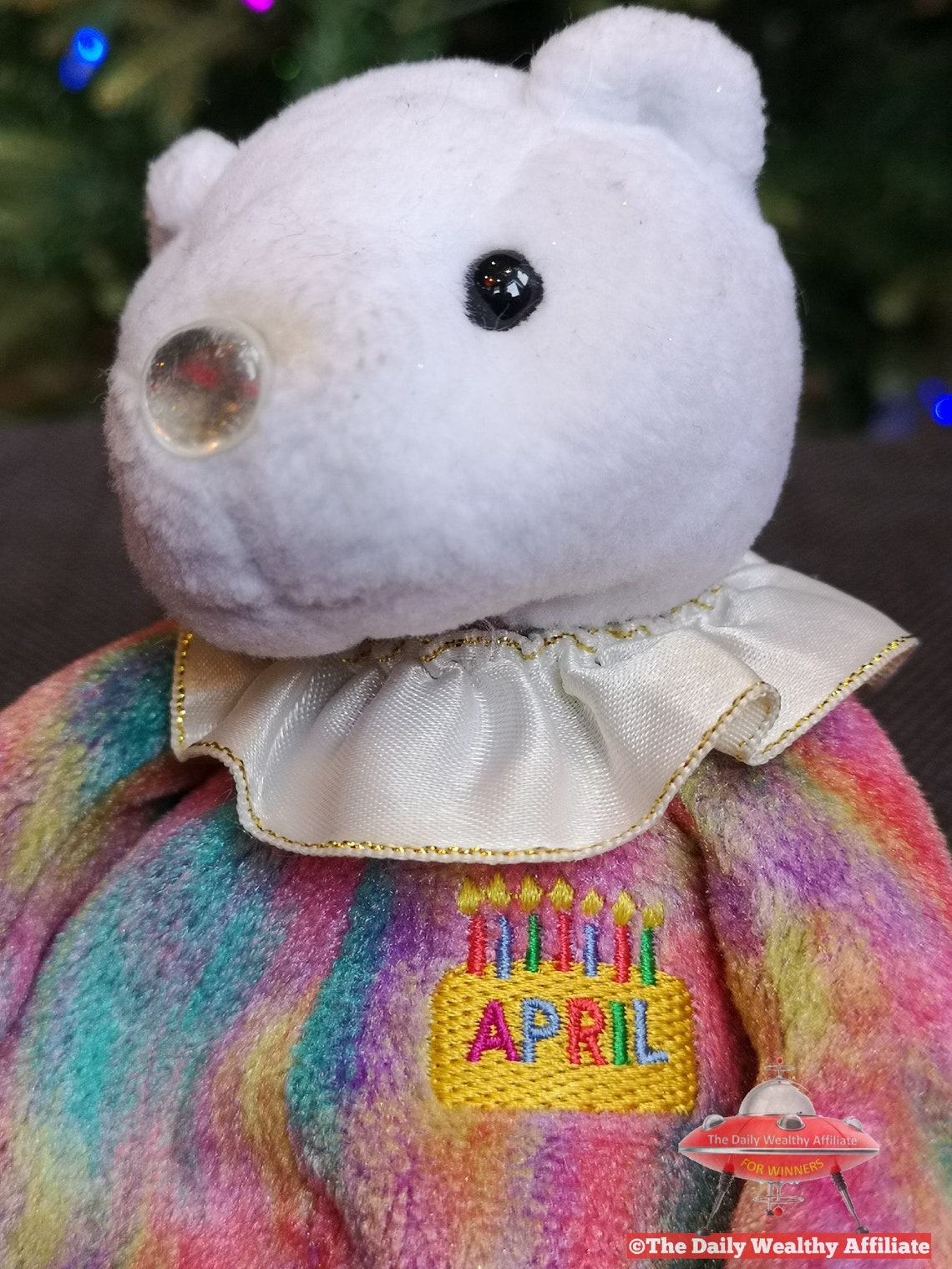 TY April Teddy Bear Beanie Baby Birthday Month Bear Vintage - Etsy