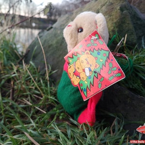 Swinton Teddy Bear Jade Soft Toys Winter Christmas Handmade - Etsy UK