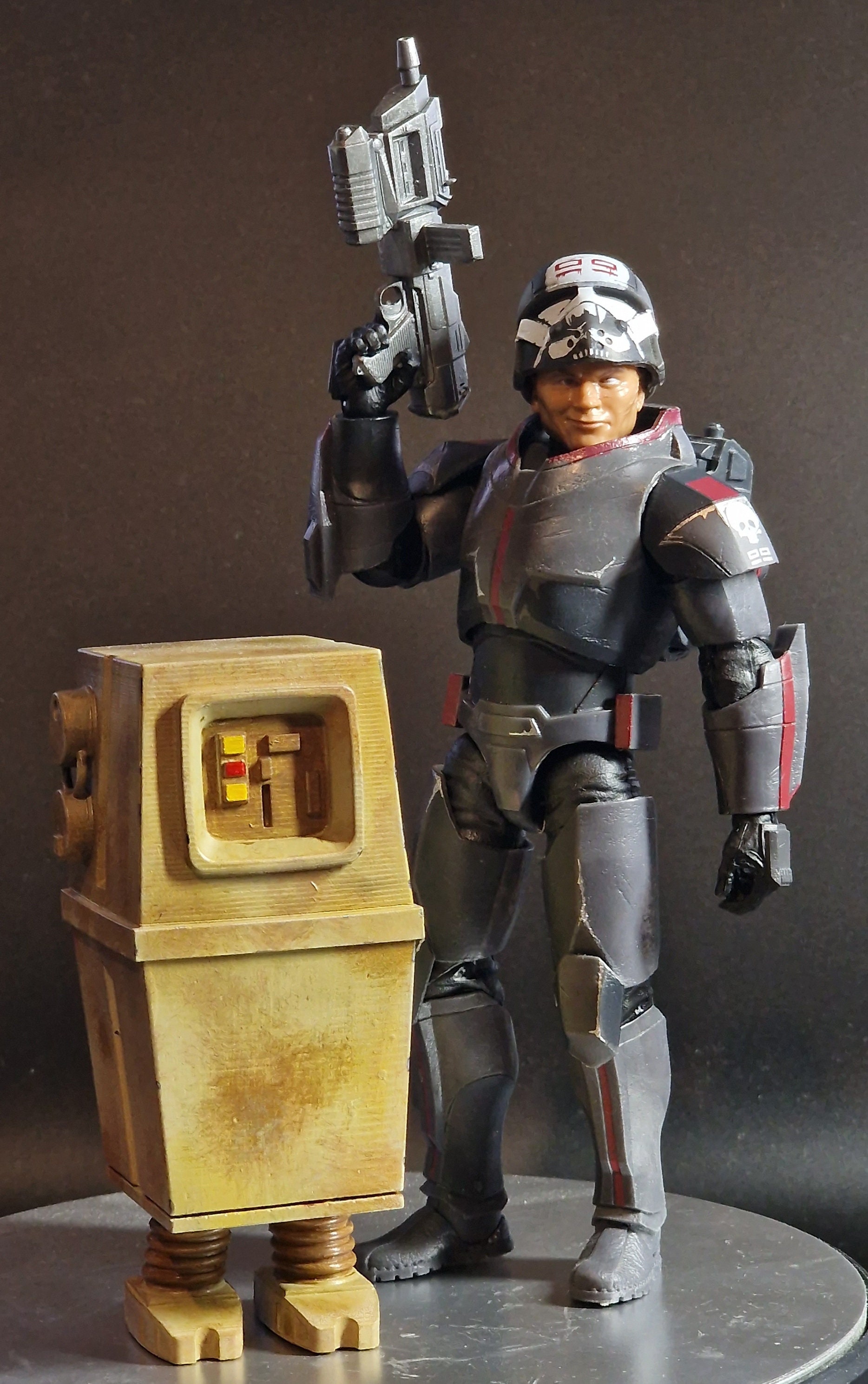 Gonk Droid gonky & MSE Mouse Droid 1:12 Scale 3D Printed Model Kit ...