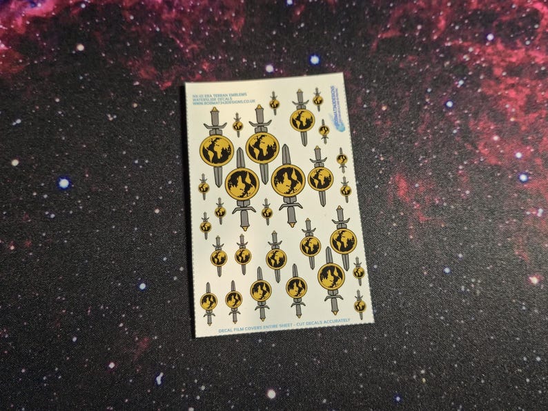 Waterslide Decals - Emblem Packs: Starfleet, Klingon, Mirror Universe ...
