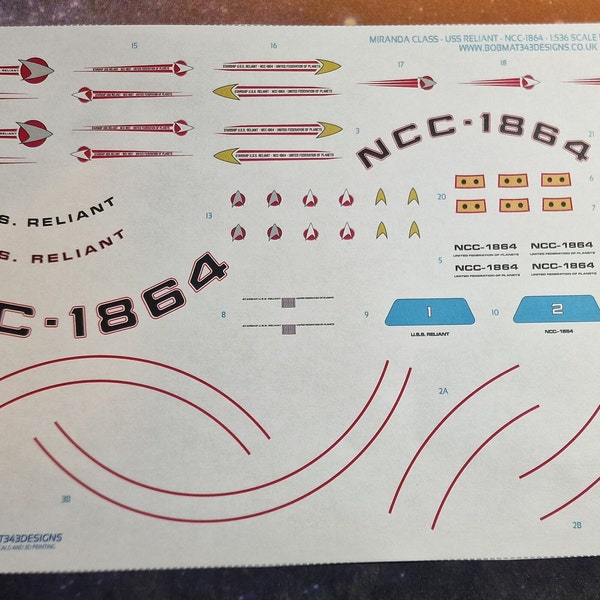 Enterprise Aztec Decals - Etsy