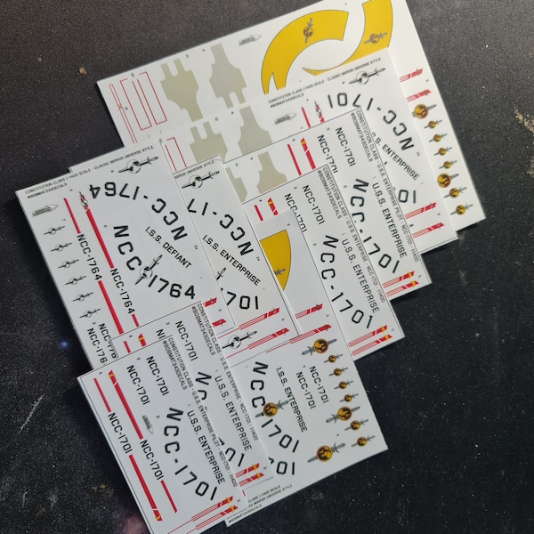 Custom Star Trek Model Decals - Make Your Own Star Trek Model Decals