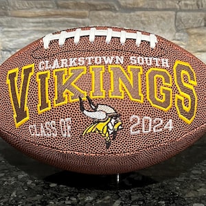 Custom Embroidered Footballs - Etsy