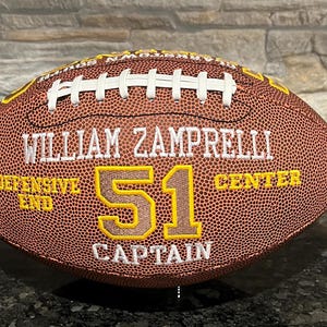 Custom Embroidered Footballs - Etsy