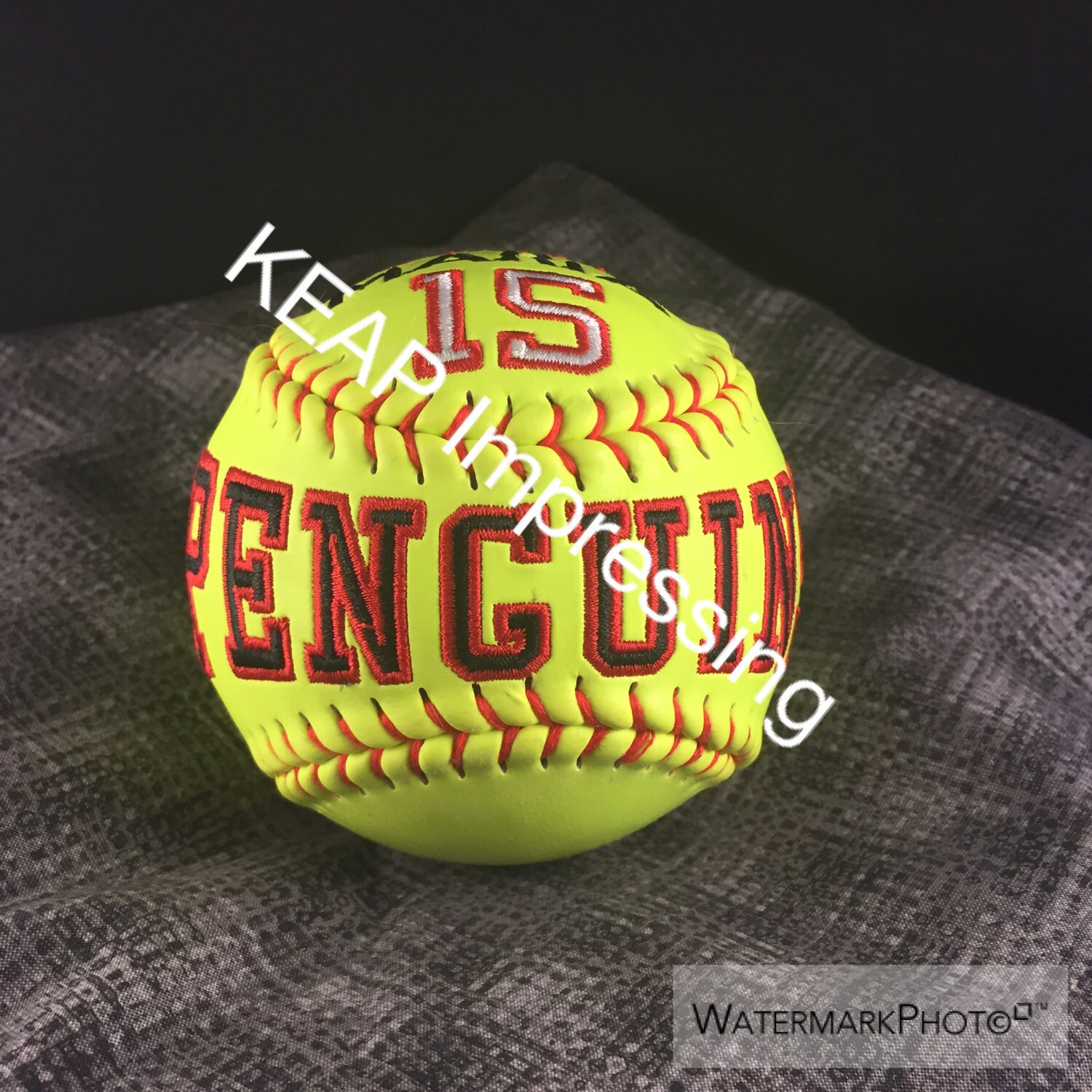 Custom Embroidered Softballs - Etsy Nederland