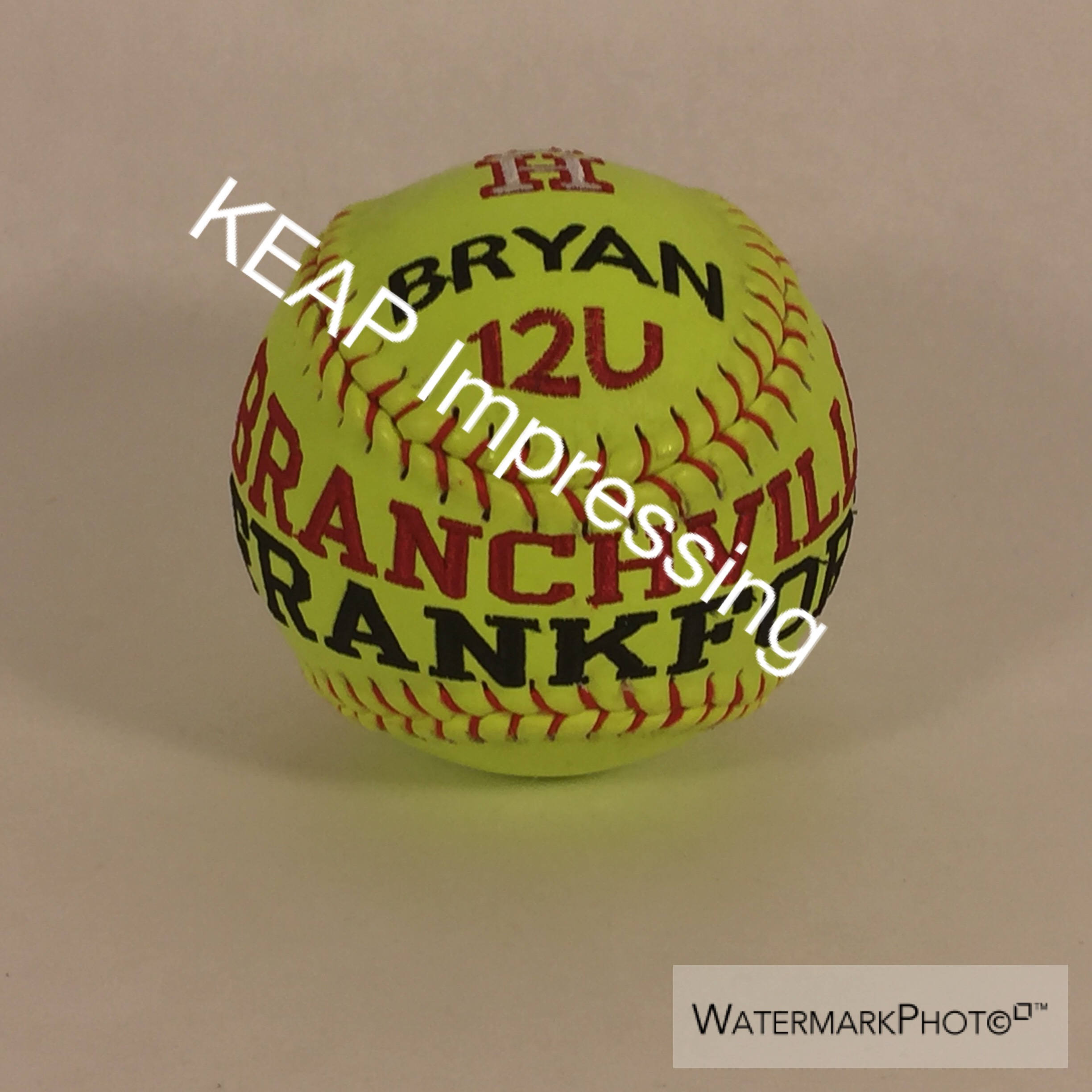 Custom Embroidered Softballs | Etsy