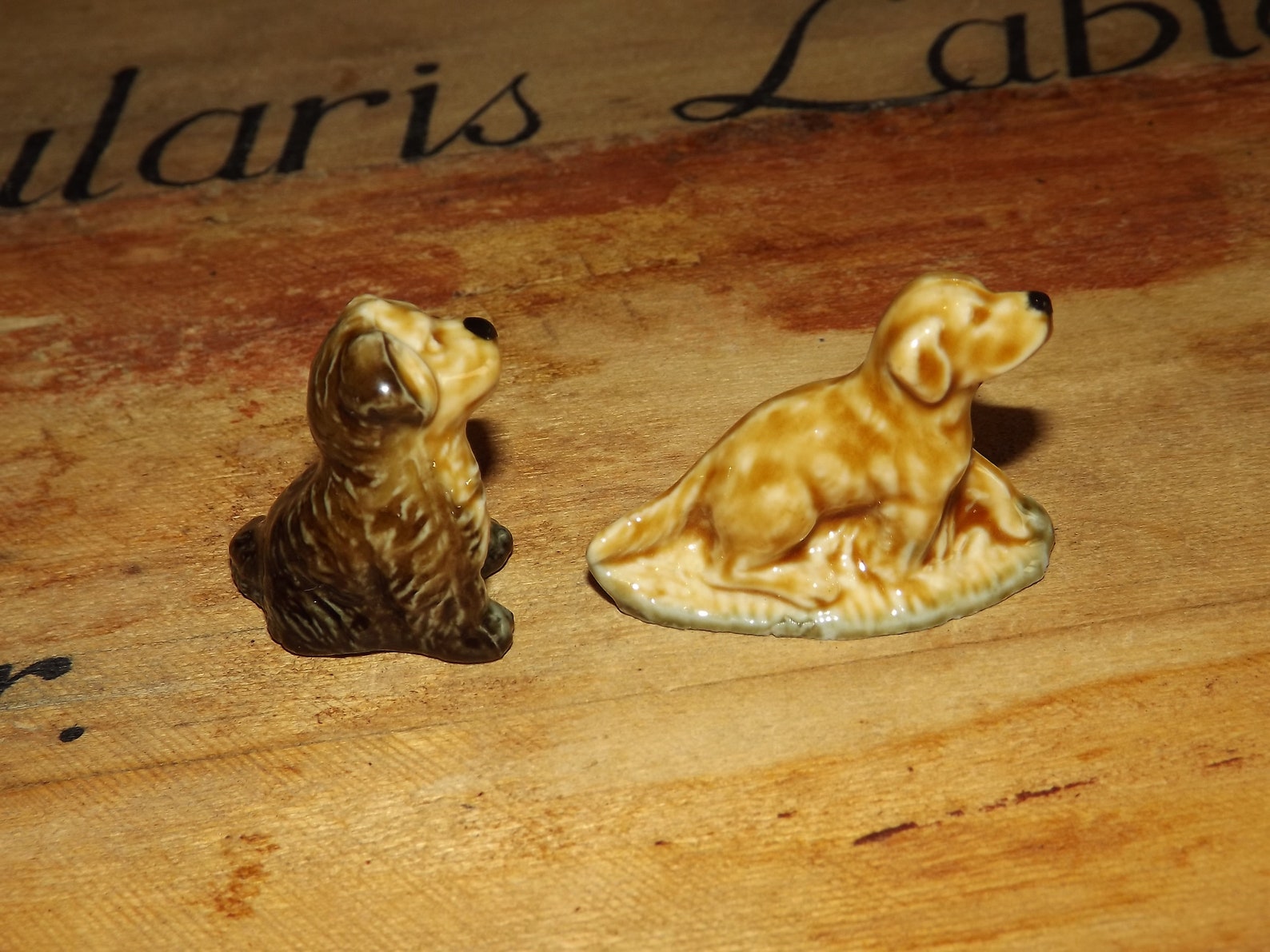 Vintage English WADE Porcelain Animals Figures Set of 4 | Etsy