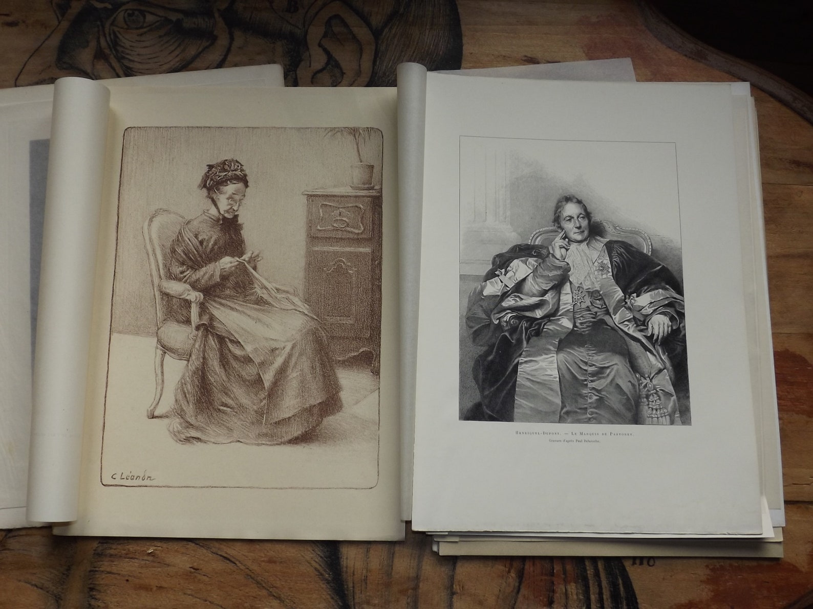 Antique Set of 9 Lithographs From French 1910s to 1930s L'illustration ...