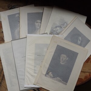 Antique Set of 9 Lithographs From French 1910s to 1930s L'illustration ...
