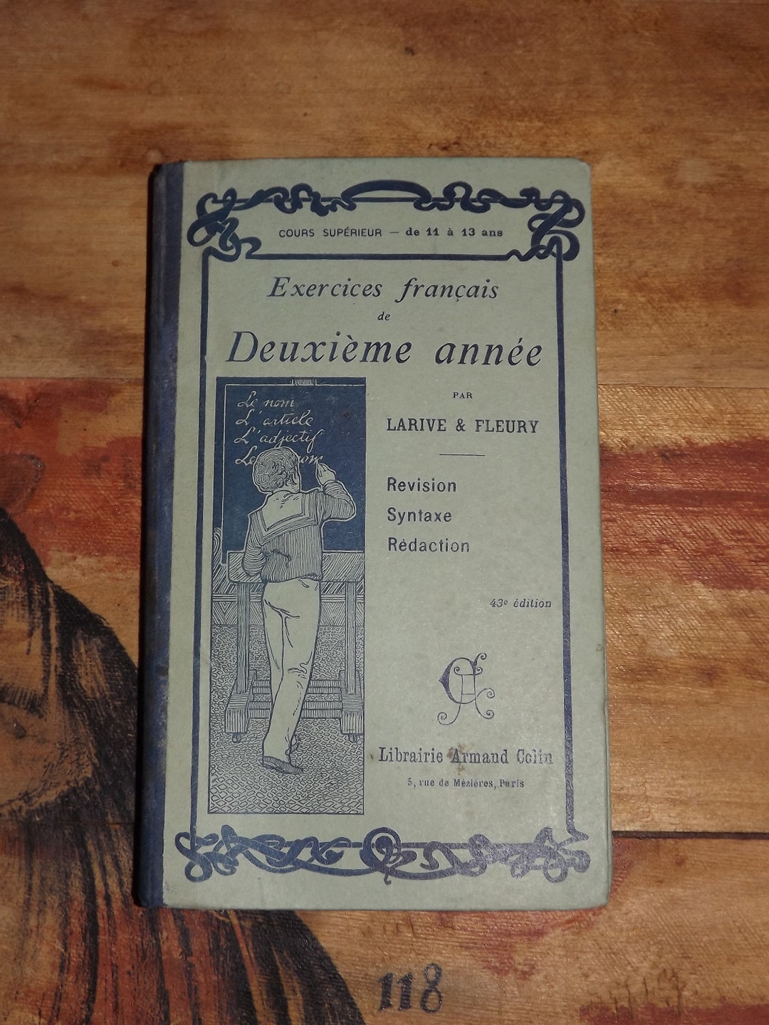 Antique French School Book 1901 - Exercises Français Cour Supérieur Par ...