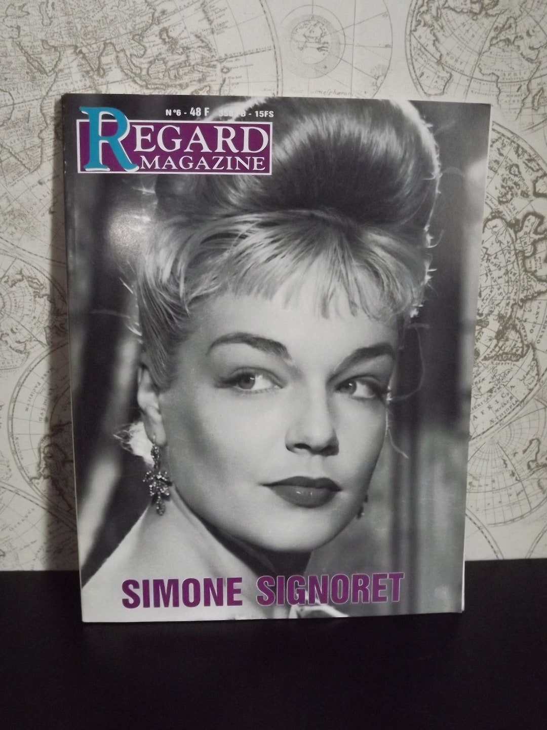 Vintage French Regard Magazine N6 Simone Signoret - French Actress ...