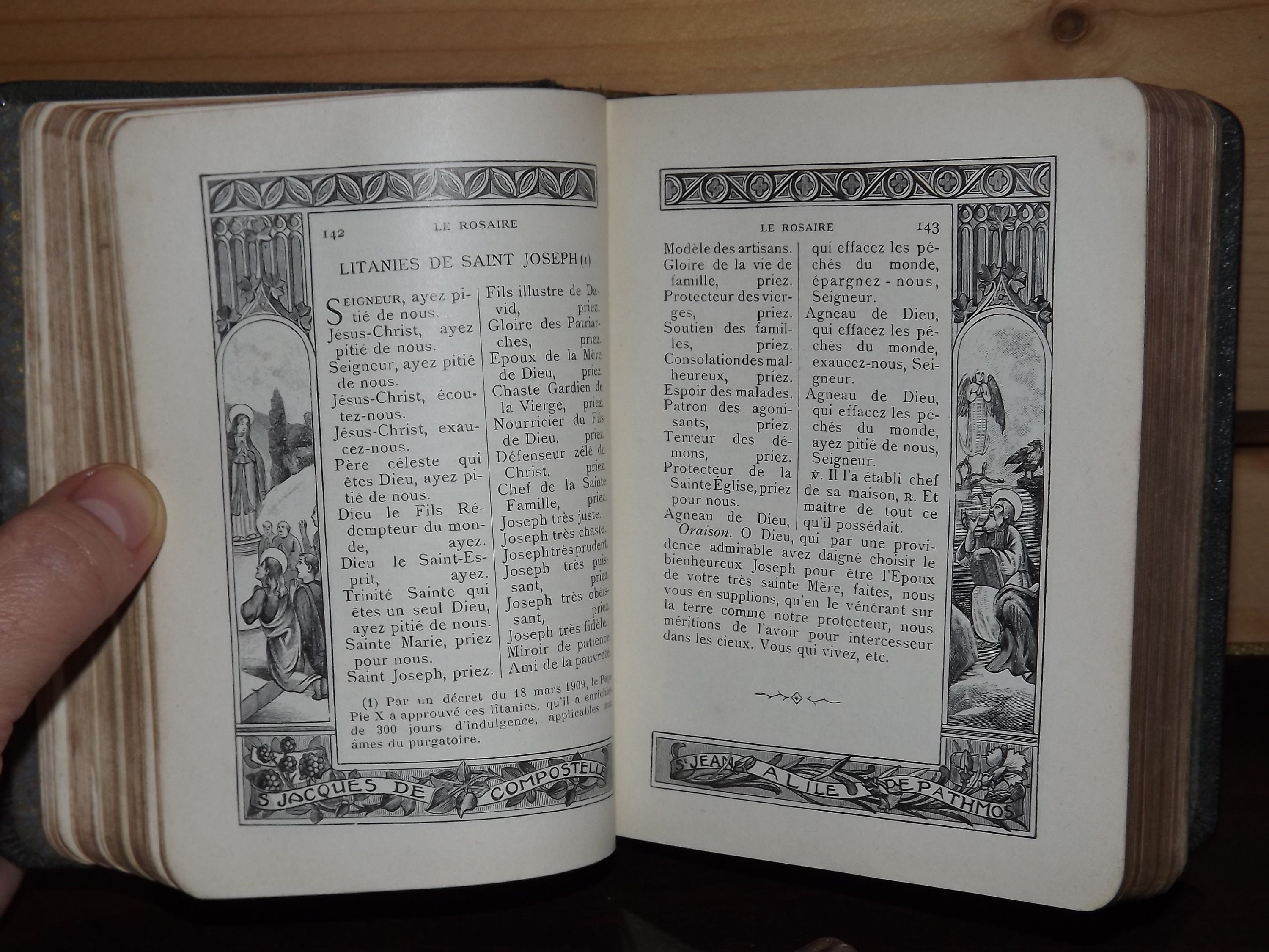 Antique Set of 2 French Christian Missal - Pocket Missal 1901 L ...