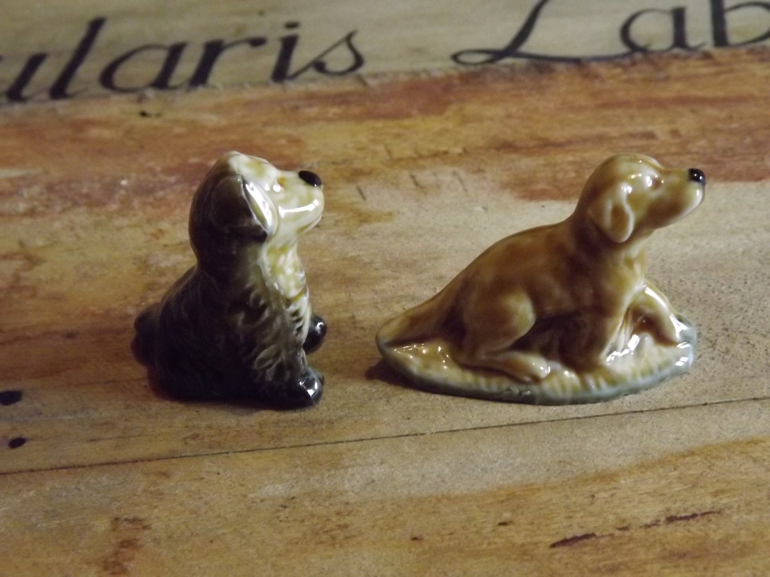 Vintage English WADE Porcelain Animals Figures Set of 4 | Etsy